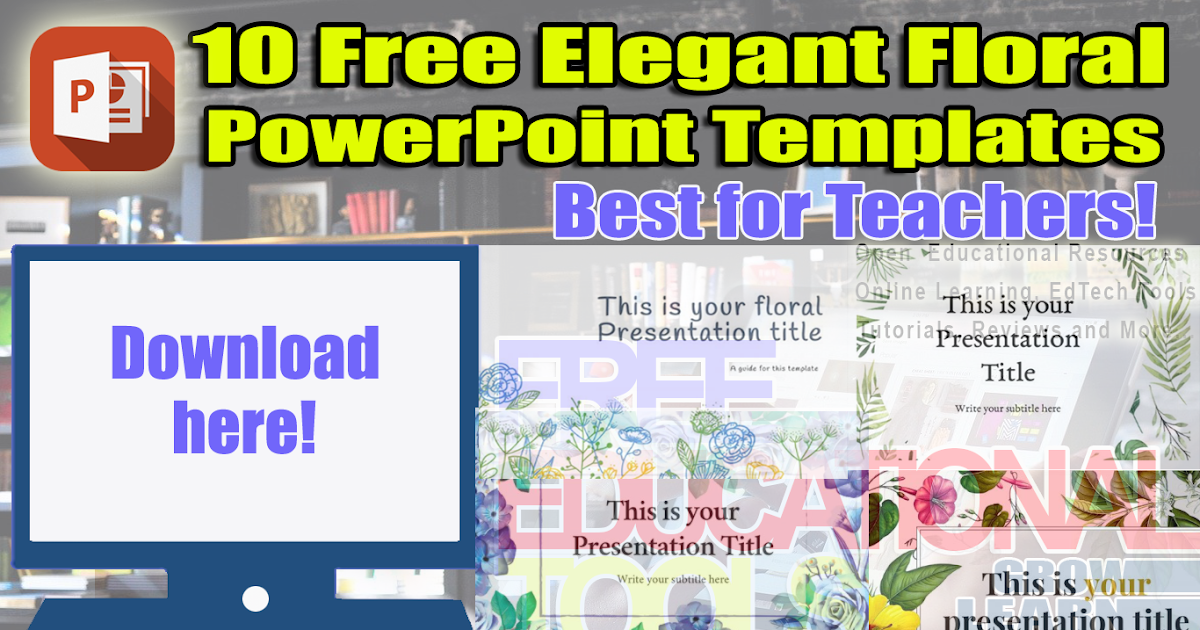 10 Free Elegant Floral/ Flower PowerPoint Templates [Download Now]