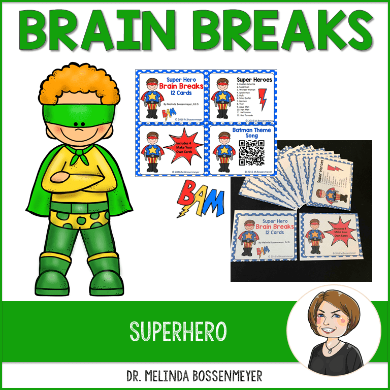 Brain Breaks: Super Hero | Peaceful Playgrounds | Recess Doctor Blog