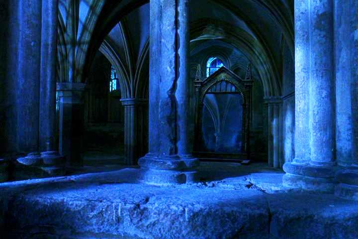 notes on paper: Layout: The Mirror of Erised ... almost