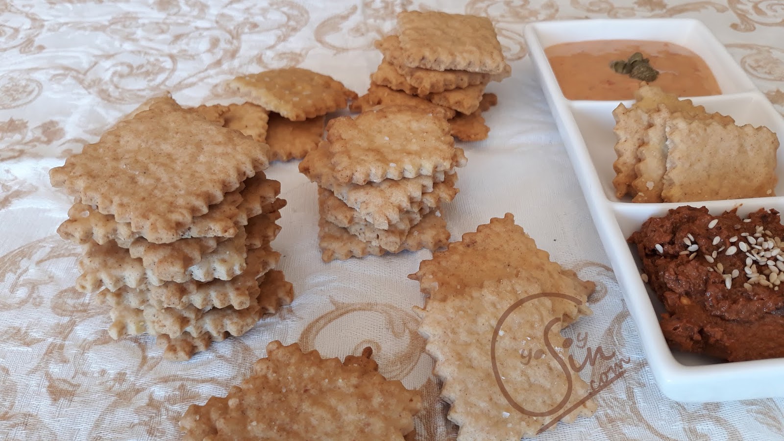 GALLETAS SALADAS tipo Ritz - sin gluten, sin maíz, sin lácteos