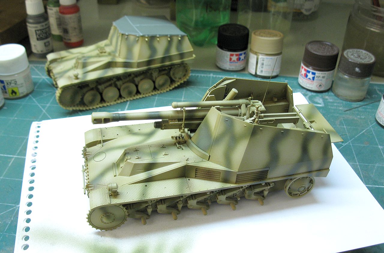 Panzerserra Bunker- Military Scale Models in 1/35 scale: Wespe - 10.5 ...