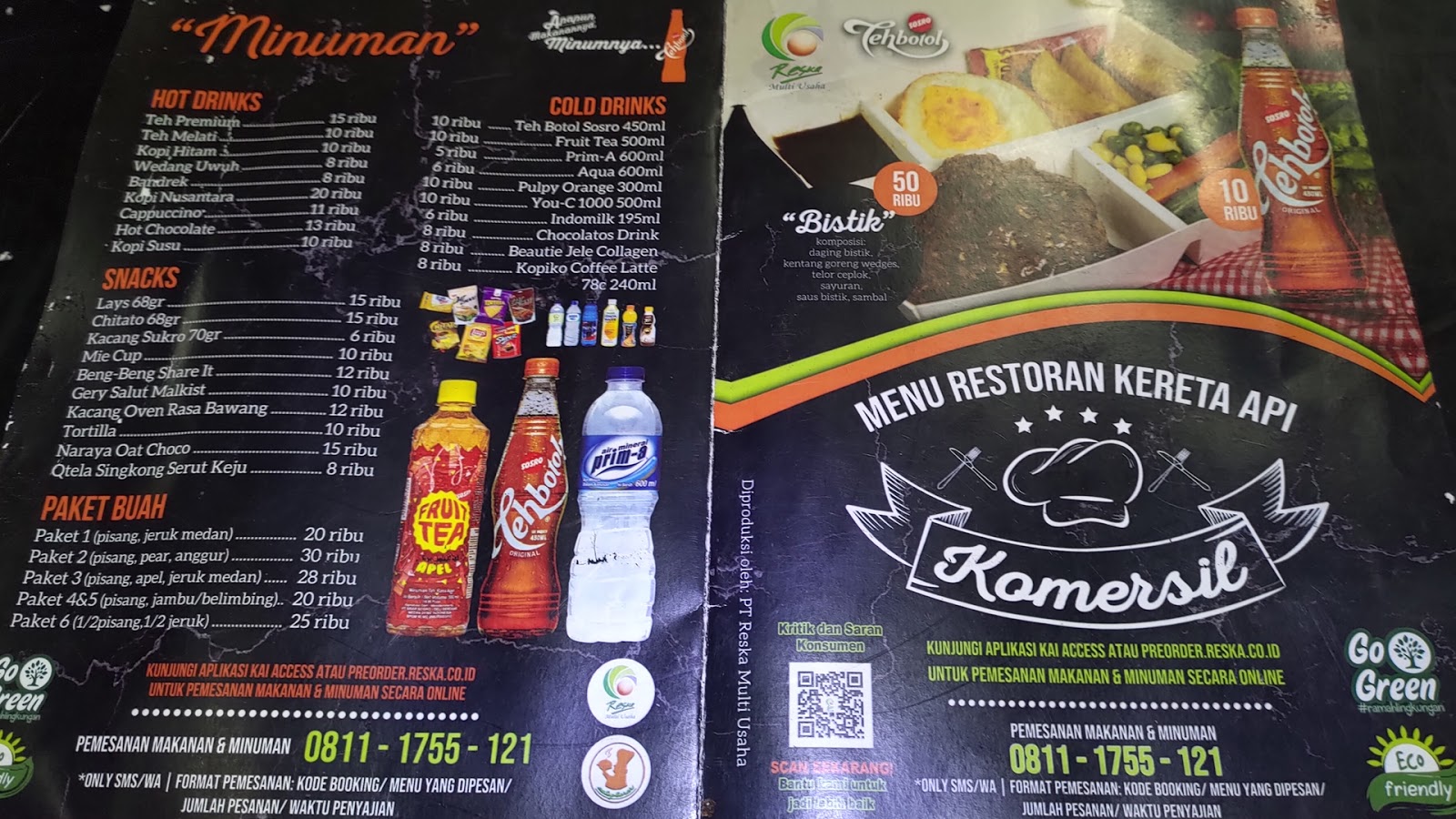 Makan di Kereta Api Argo Parahyangan | Sang Pelancong