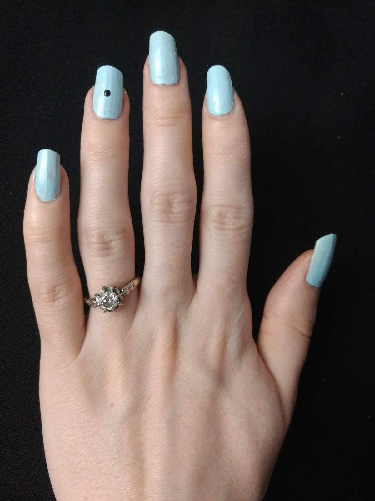 Amber's Craft a Week Blog: Dandelion Puff Nail Art