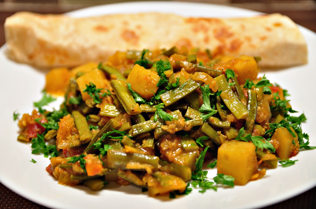 Tiddkeo Middkeo (Gavar/Guar/Cluster Beans) Bhaji