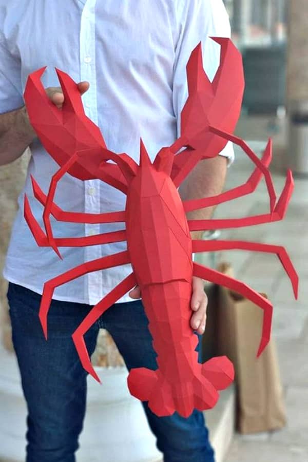 Make Ecogami's Amazing Low Poly Paper Craft Models