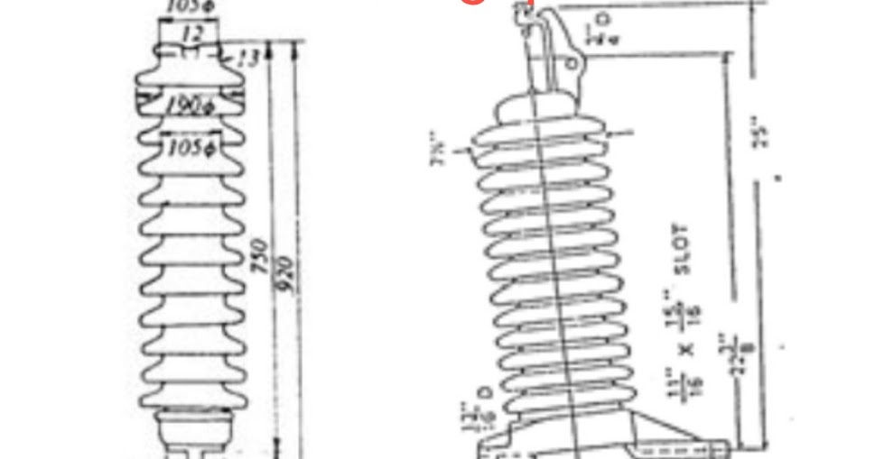 Isolator Jenis Pos Saluran (Line Post Type Insulator) - EDUKASIKINI.COM