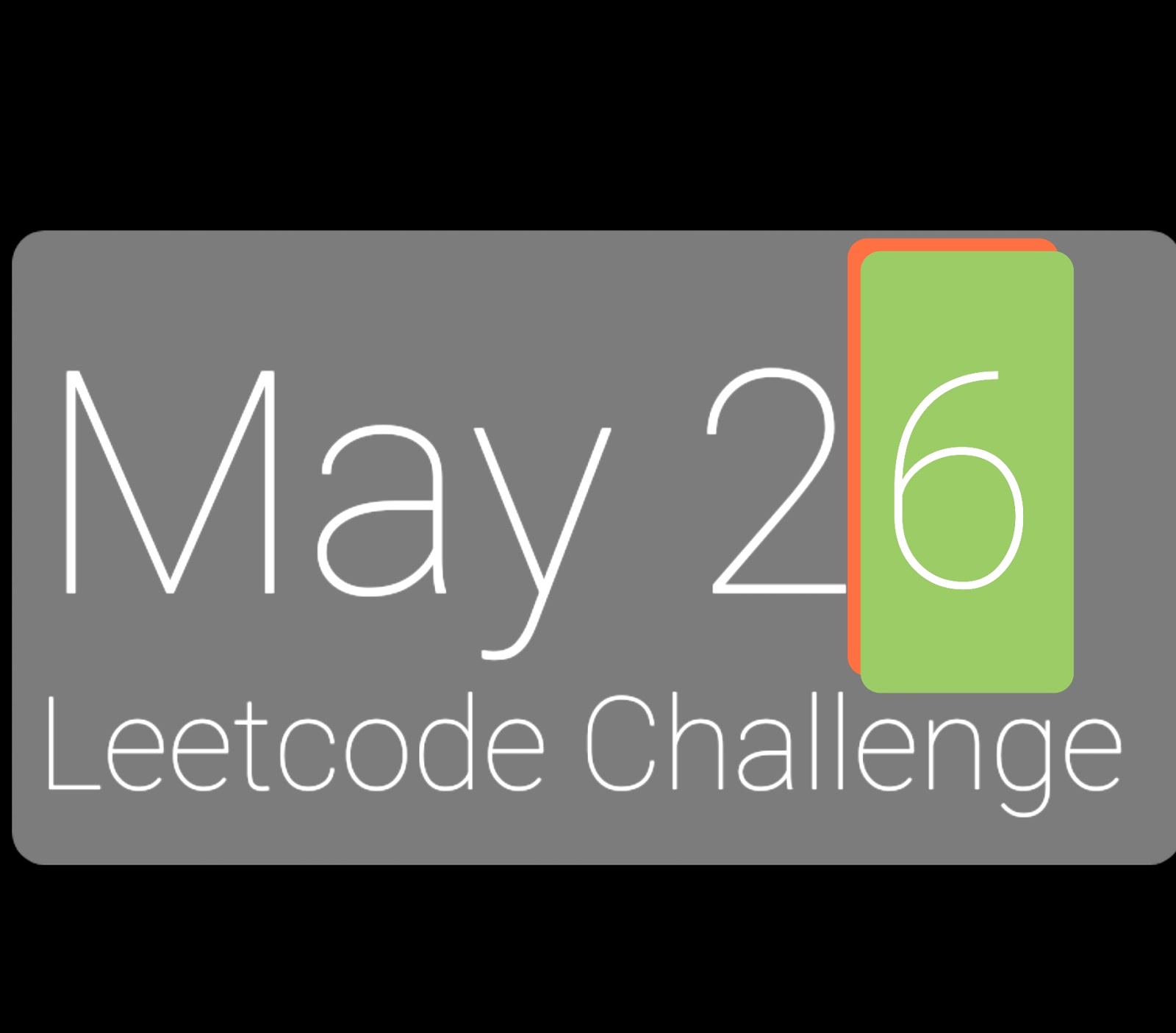 May 26 2020 Challenge