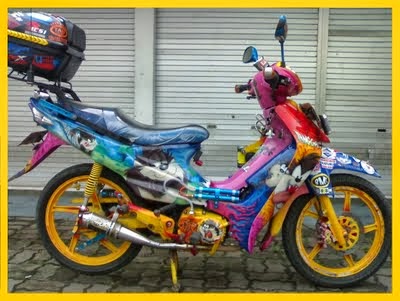 Modifikasi Suzuki Smash - Modifikasi Motor Wallpaper HD