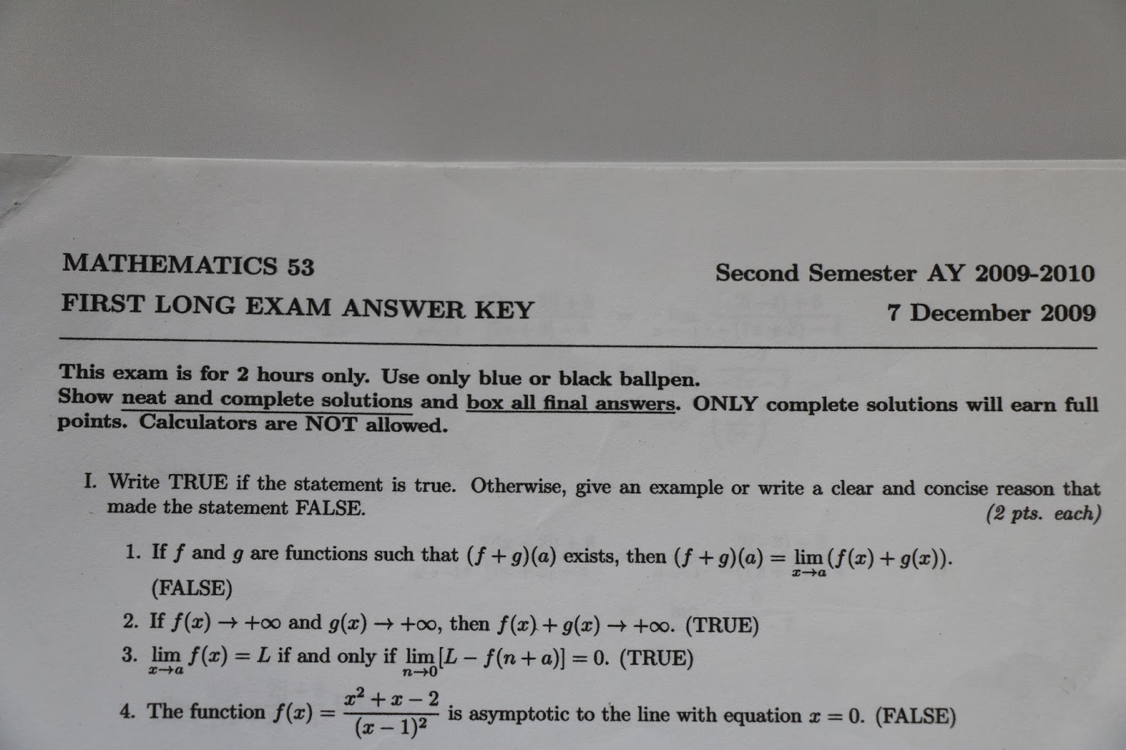 UPD Samplexes, Readings, and Materials: UPD Math 53 (Now Math 21) First ...