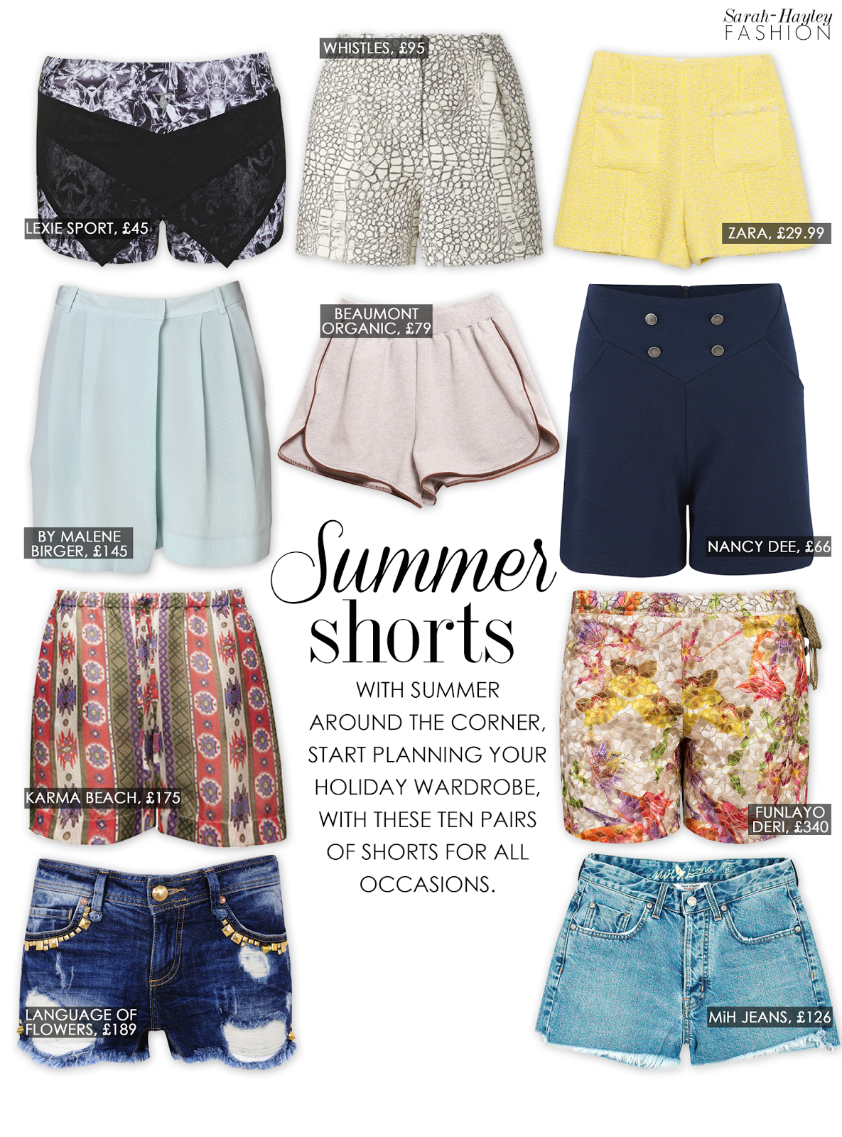 Style - Summer Shorts - by Sarah-Hayley Owen