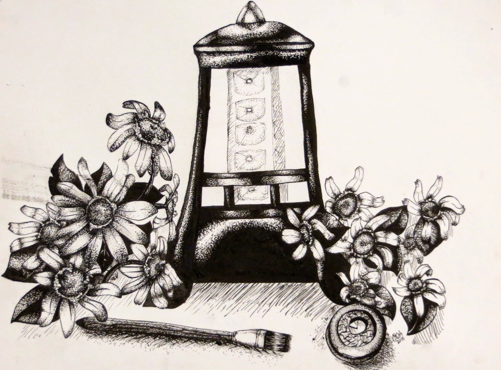 The Creative License: High School Pen and Ink