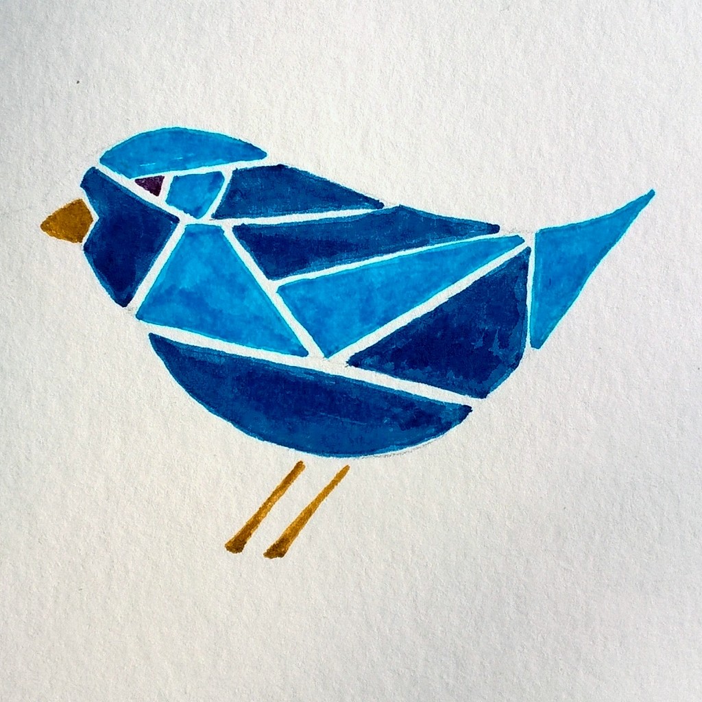 The Daily Make: geometric bird