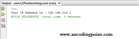 Write A Program In Java Which Get The Host Ip Address Pprogramming 7374