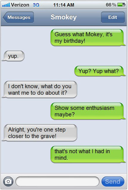 Texts From My Cat: Birthday Wishes