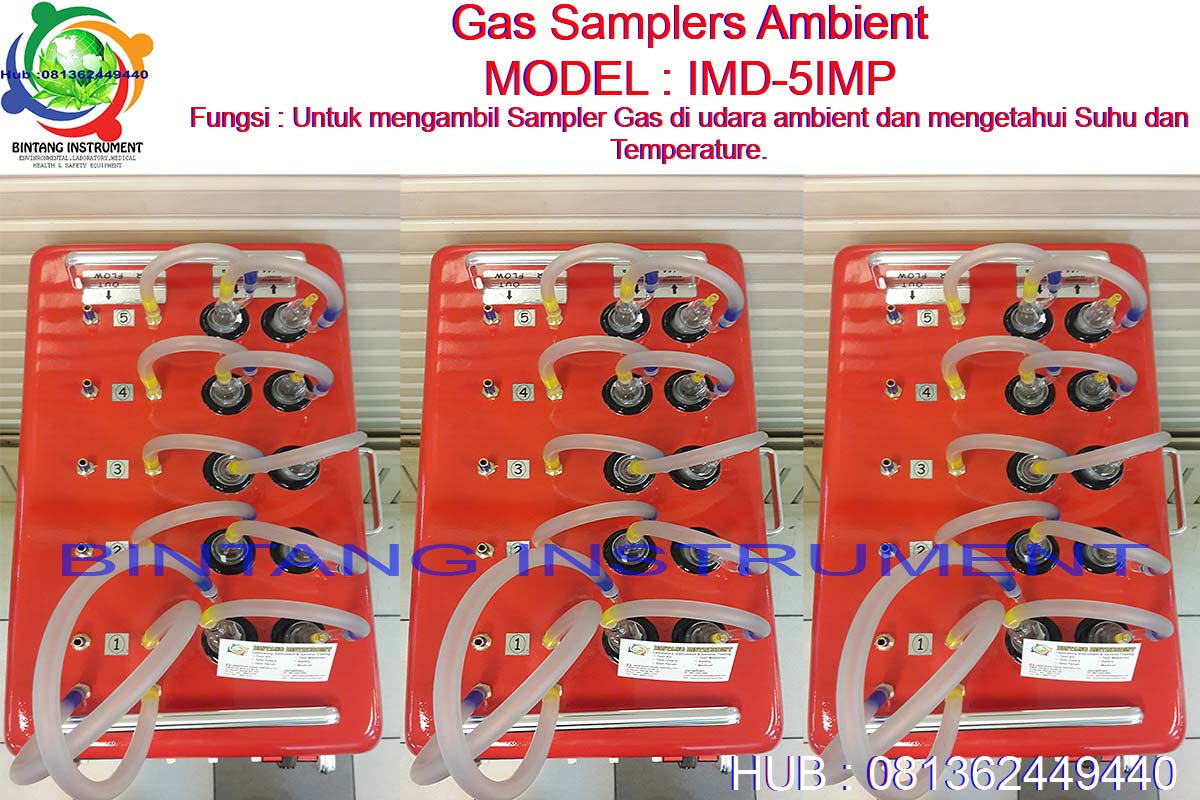 BINTANG INSTRUMENT : Jual Portable Air Sampler Impinger GAS SAMPLERS ...