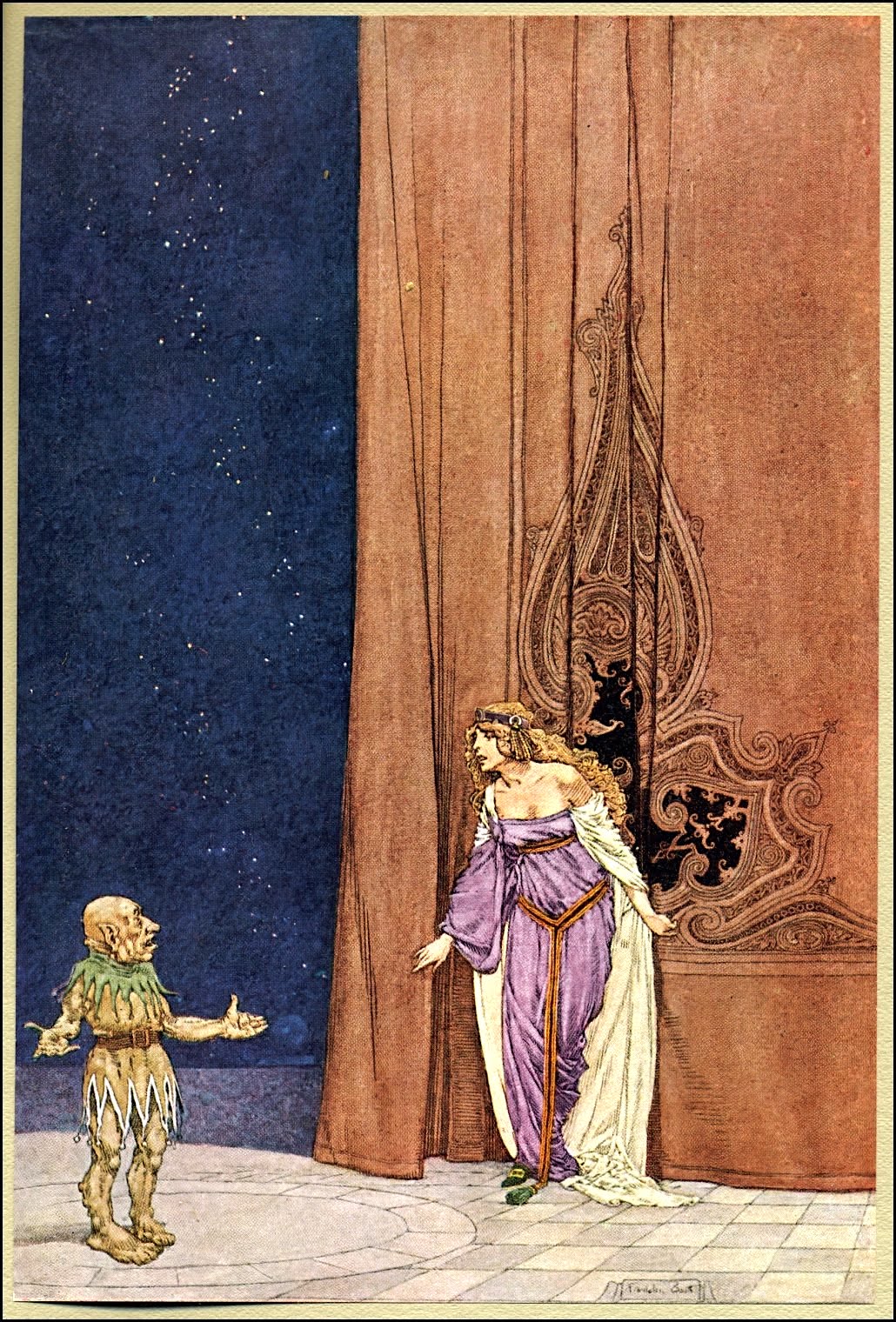 Art Contrarian: Some Franklin Booth Color Illustrations