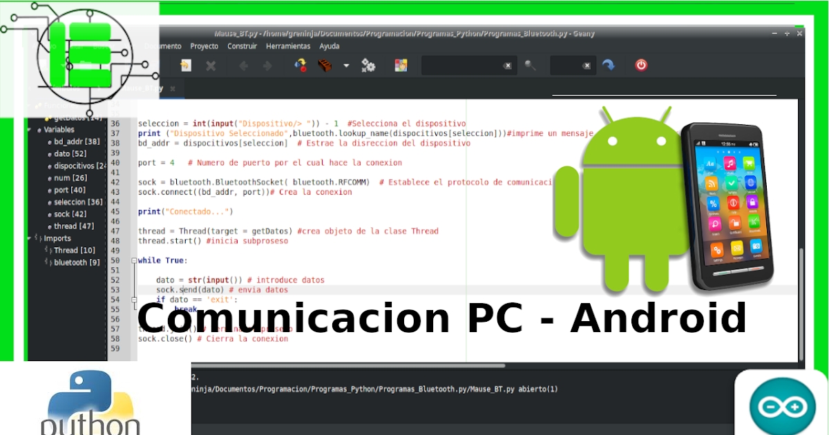 Entec Tutoriales: Comunicacion Bluetooth entre PC y Android