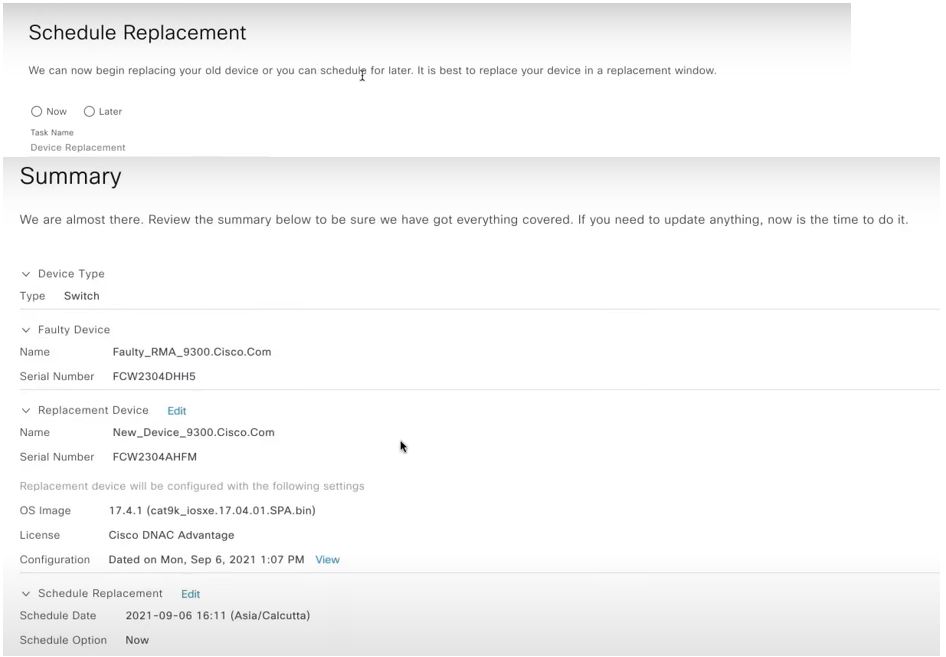 Cisco DNA Center : RMA Workflow - The Network DNA