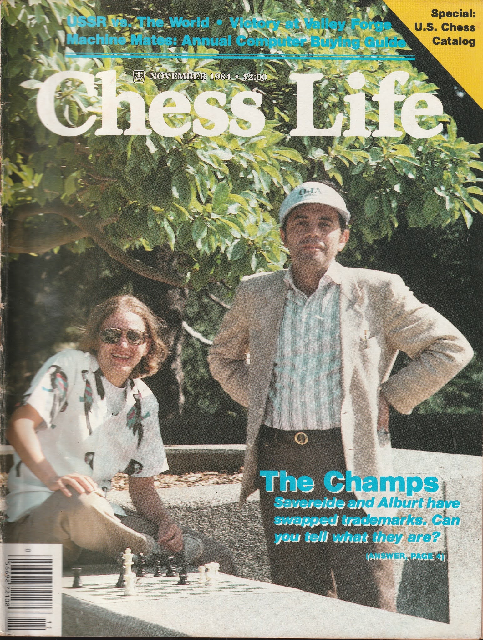 SS Quah's Chess Collection: Magazine - Chess Life (1984)