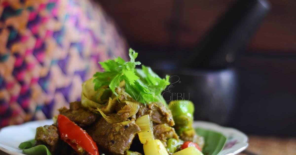 RESIPI HATI LEMBU GORENG KETUMBAR JINTAN