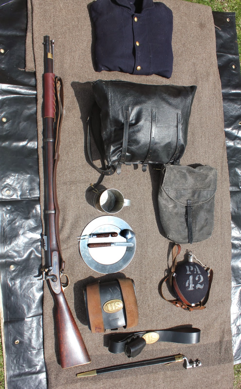 The Company 'Q' Dispatches: 1860's Regulation US Army Inspection Layout