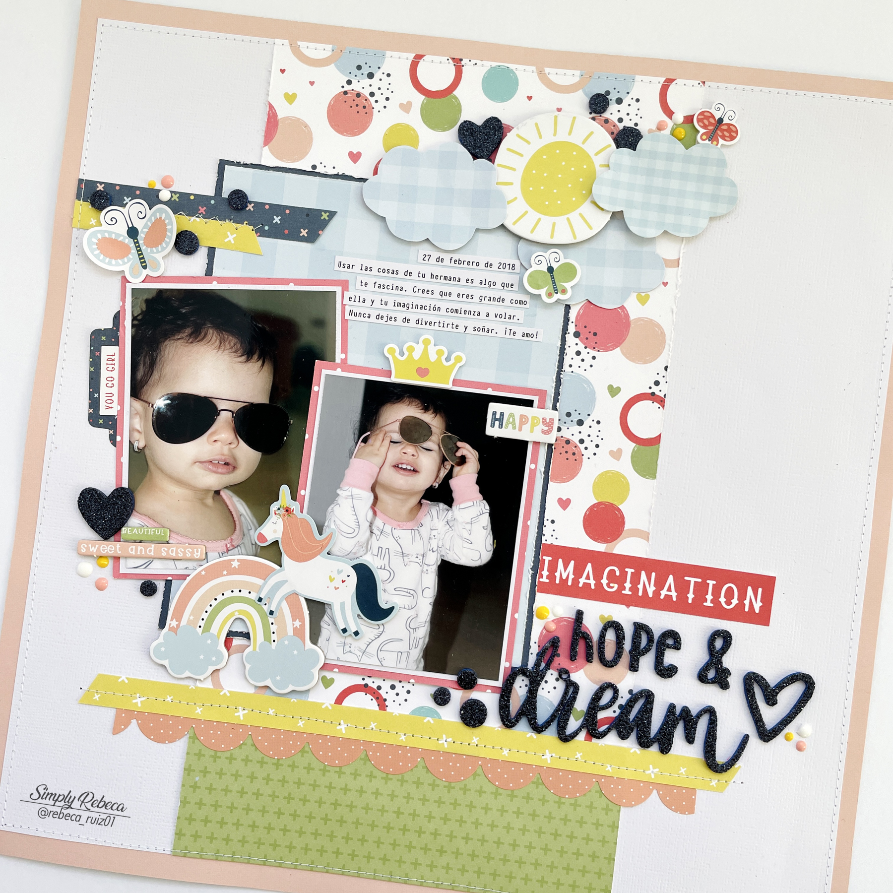 Hope & Dream Layout - Simply Rebeca