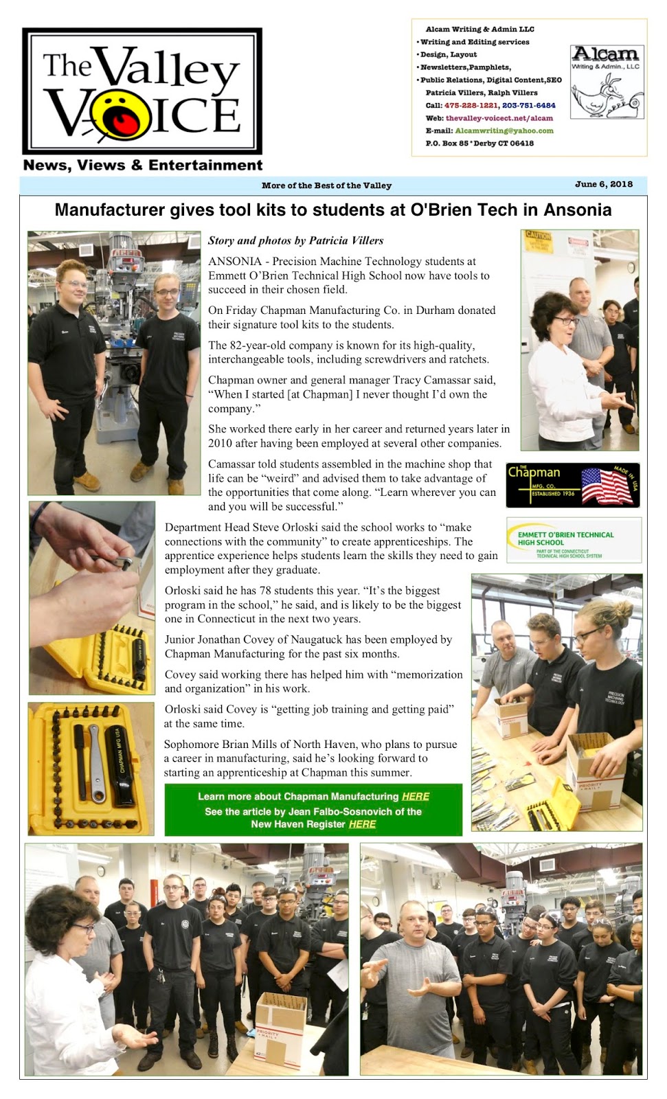 The Valley-Voice Newsletter: June 2018