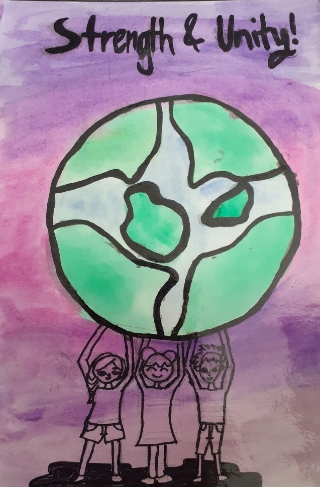 “Strength & Unity” Artwork Created by Vihini Abayarathna - ශ්‍රී LankaNZ