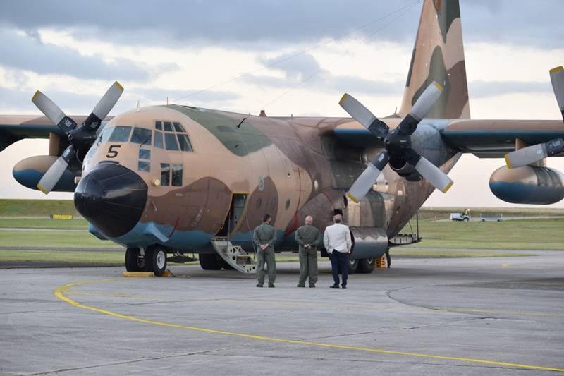 Uruguay welcomes former Spanish Air Force Hercules - Blog Before Flight ...