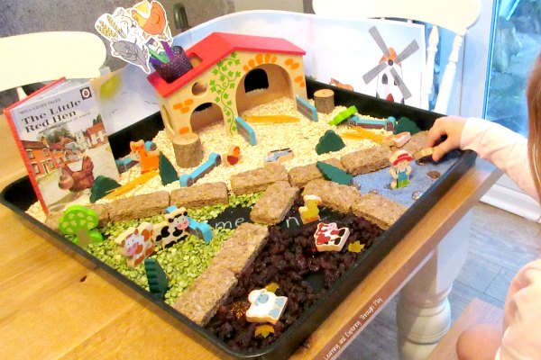 Learning and Exploring Through Play: The Little Red Hen Small World