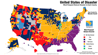 Map of the Week: Natural Disasters of 2020