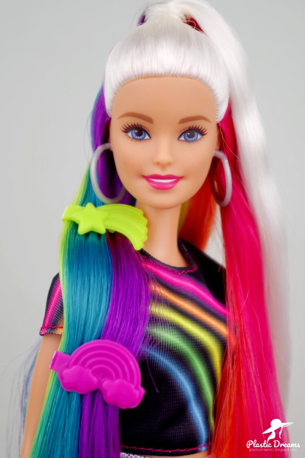 Plastic Dreams :: Barbie et miniatures: Rainbow Sparkle Hair Barbie Doll