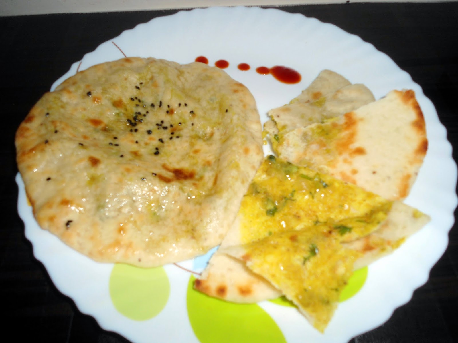 creative kriya: Masala kulcha (Stuffed Indian flat bread)