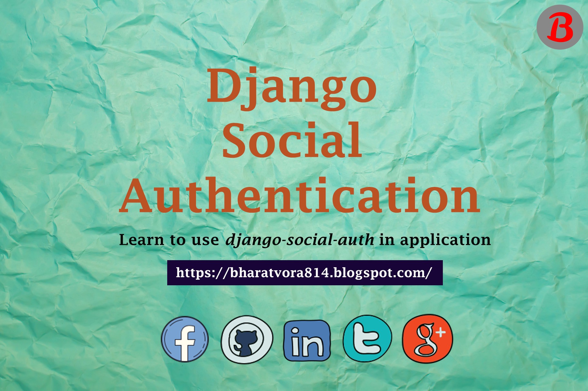 Django Social Authentication Django Social Authentication