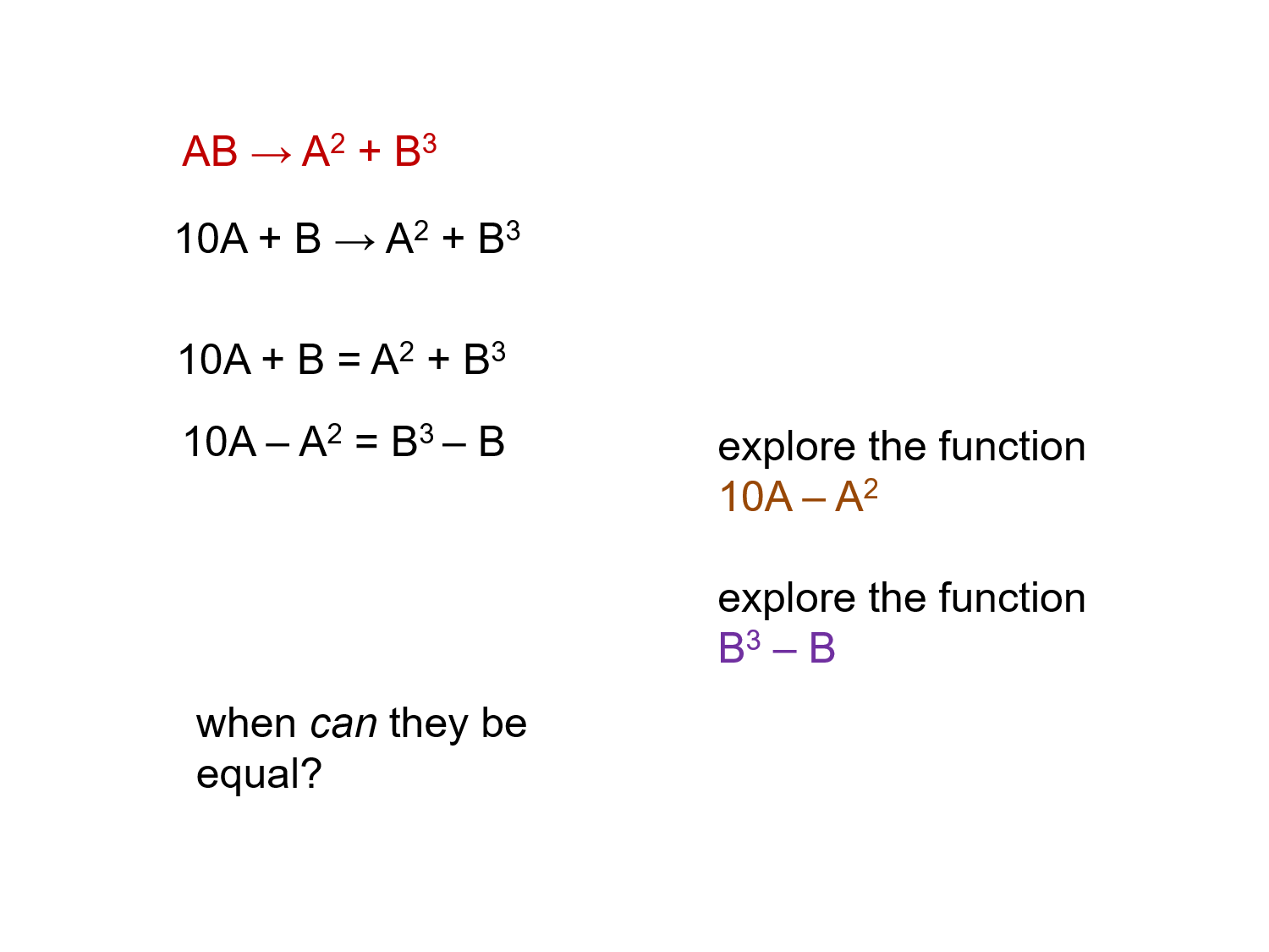 MEDIAN Don Steward mathematics teaching: ABC