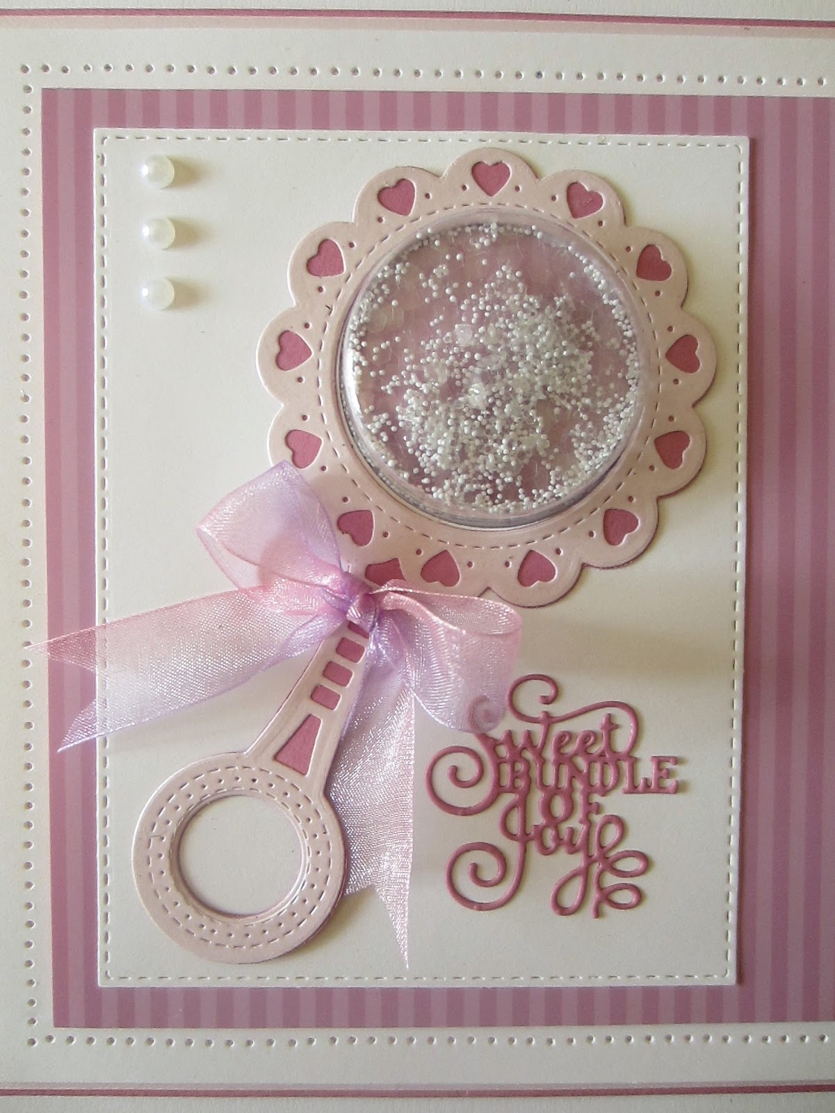 PartiCraft (Participate In Craft): Baby Rattle Shaker Card