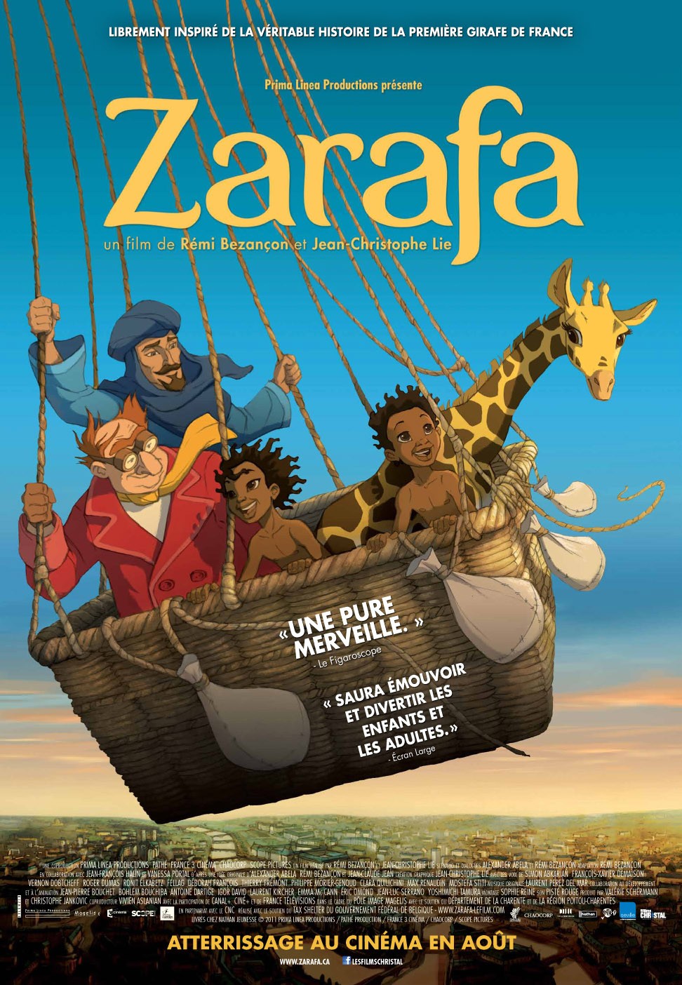 Animation reviews: Zarafa şi girafomania