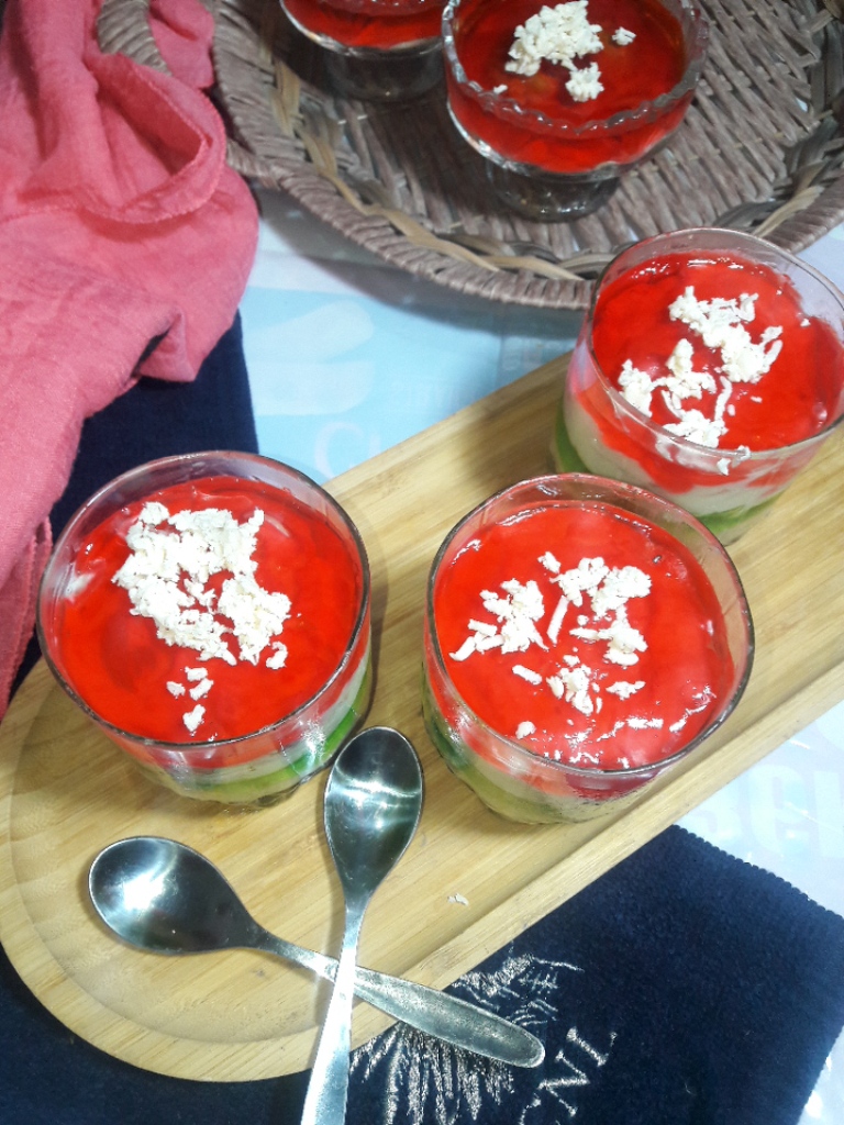Jello Custard Dessert Recipe - Yummy Traditional