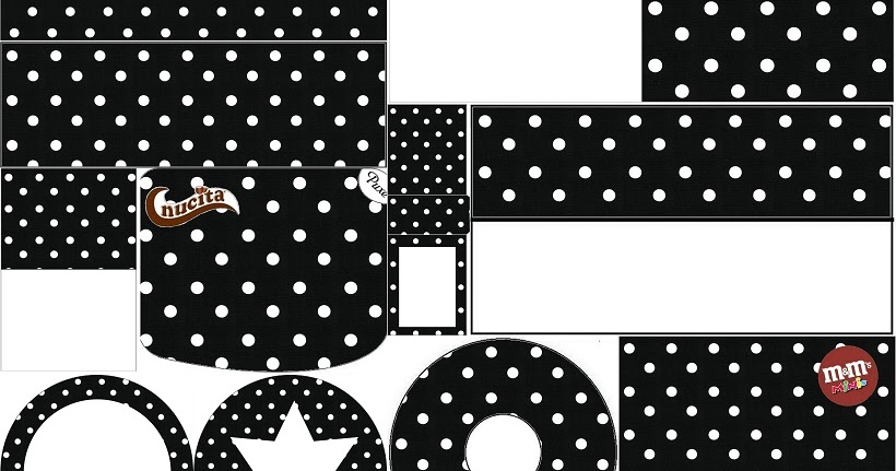 Black with White Polka Dots: Free Printables Candy Bar Labels. | Oh My ...