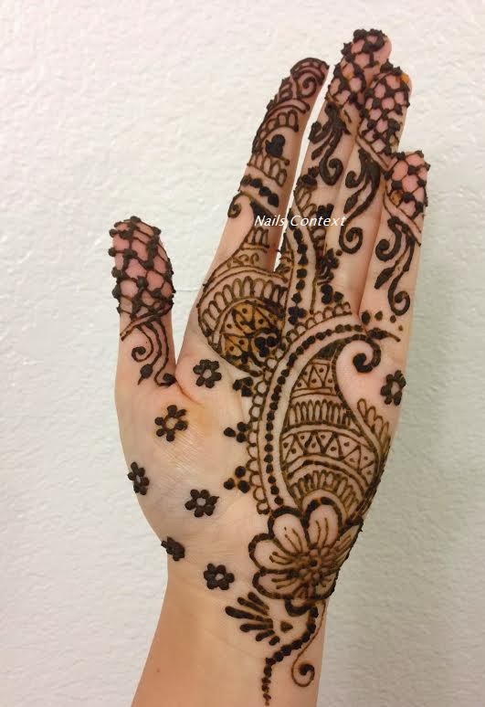 Nails Context: Henna Series: Simple Design