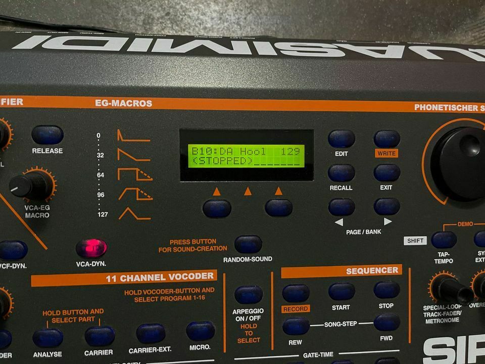 MATRIXSYNTH: Quasimidi Sirius Synthesizer/Vocoder/Drum Machine