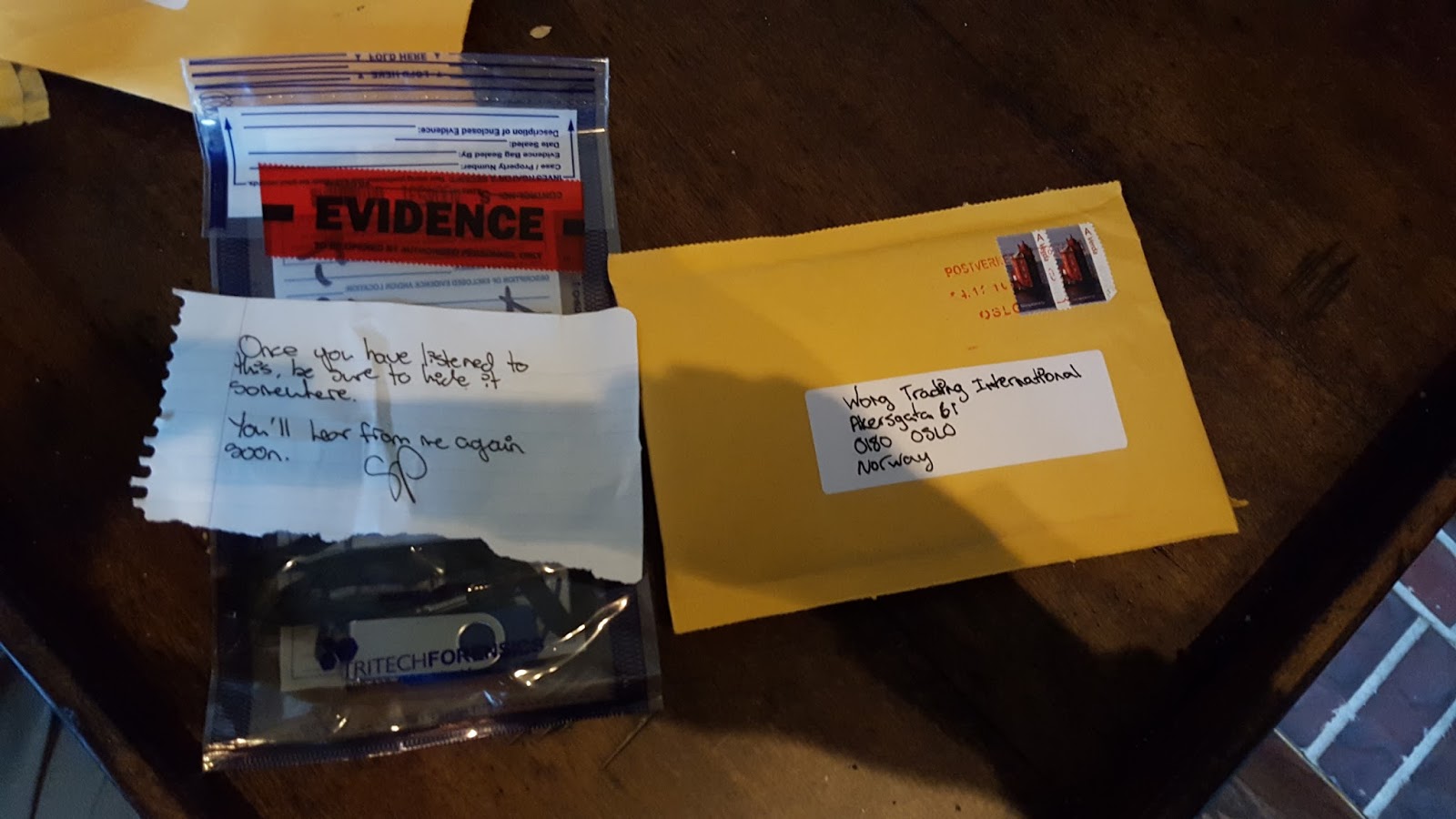 Random Thoughts: An Unexpected Mystery Envelope 3