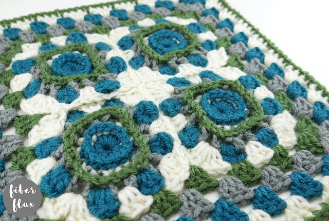 Fiber Flux: Planet Earth Square, Free Crochet Pattern + Video