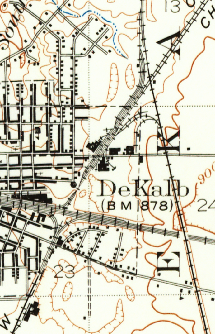 Towns and Nature: DeKalb, IL: Junction Tower: CM&G vs C&NW + CGW