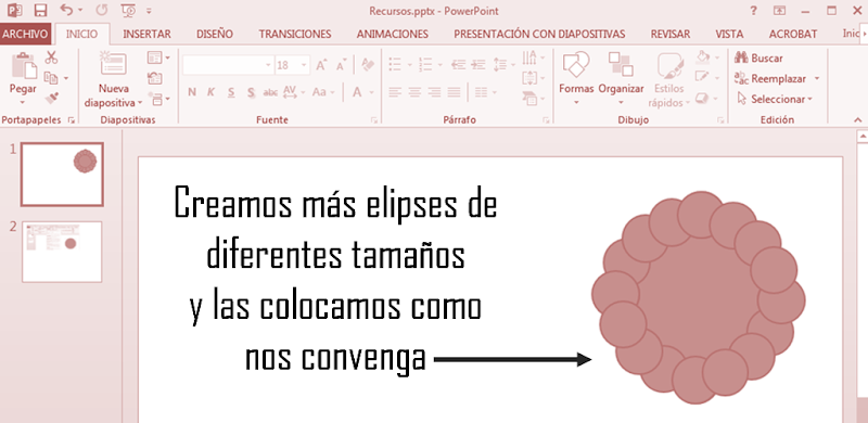 Minitutorial Powerpoint. Combinar formas: UNIÓN | Cortar, Coser y Crear