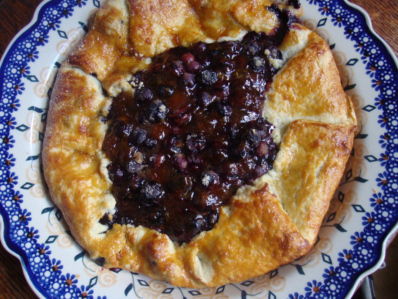 Baking and Creating with Avril: Rustic Blueberry Galette