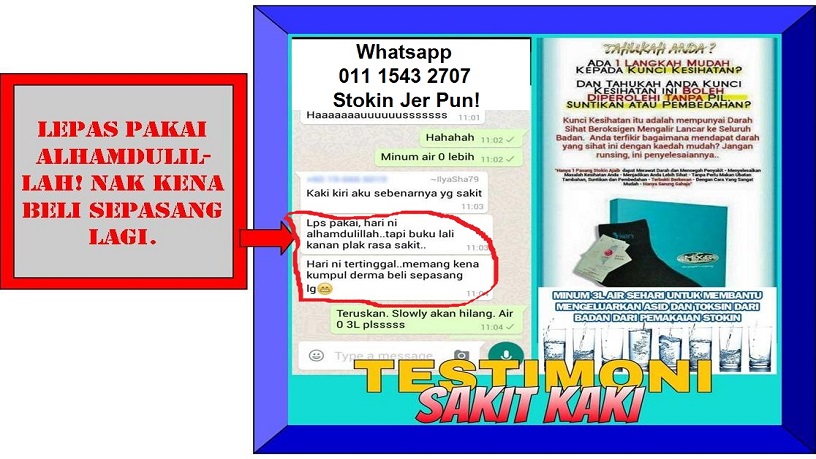 Stokinjerpun: [Tiada lagi masalah sa_kit kaki selepas guna stokin ...