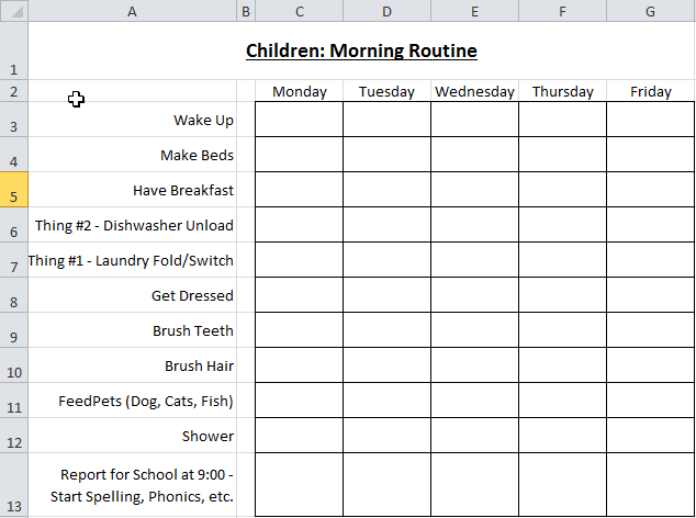 Homestead Catholic: The Homeschool Morning Checklist