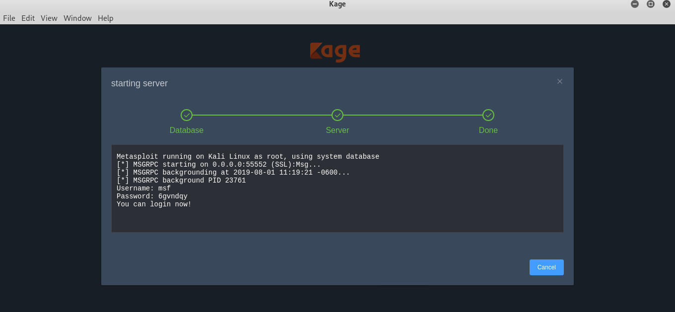 KAGE INTERFAZ GRÁFICA PARA METASPLOIT ~ Secpronet