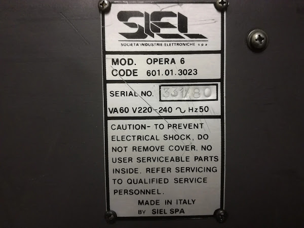 MATRIXSYNTH: Siel Opera 6 SN 331/80